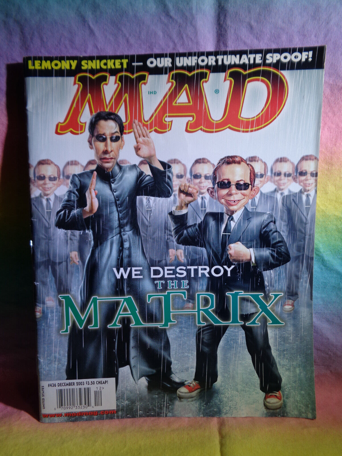 MAD Magazine December 2003 We Destroy the Matrix Issue #436 - Magazines