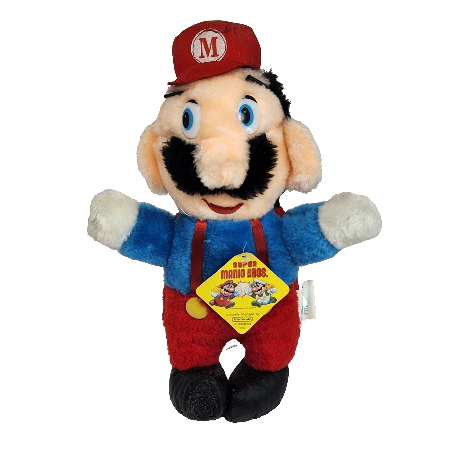 12" VINTAGE 1988 ACME SUPER MARIO BROS NINTENDO STUFFED ANIMAL PLUSH ...