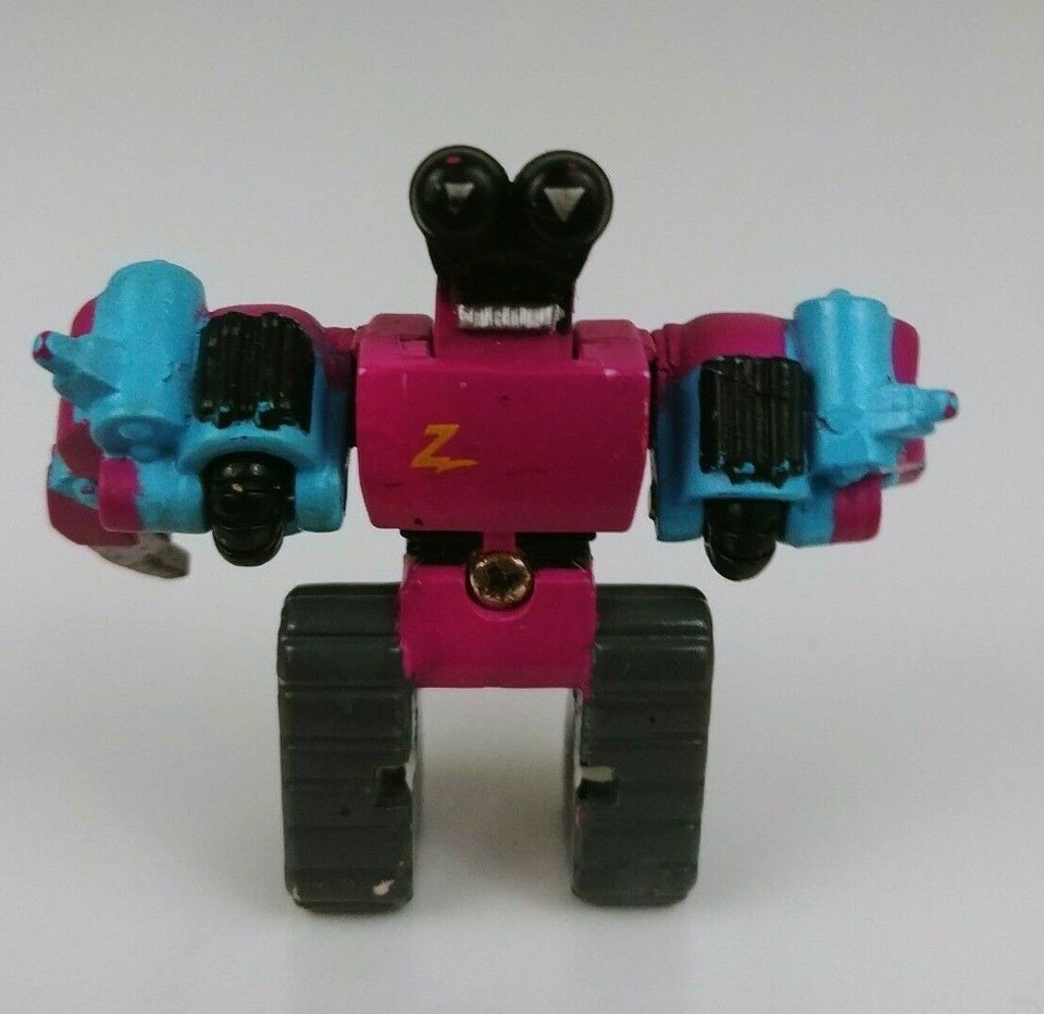 Vintage 1993 Z-bots Micro Machines Radial Figure Galoob - Action Figures