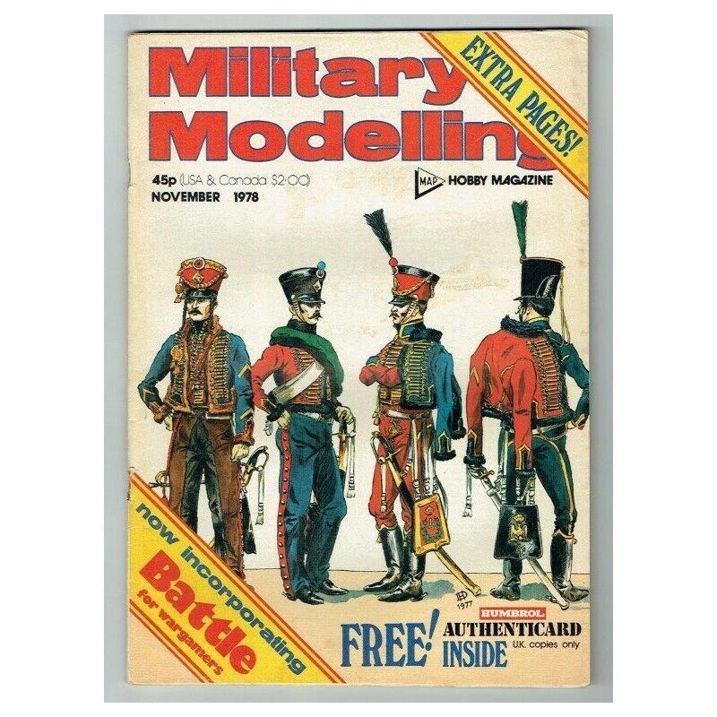 Military Modeling Magazine November 1978 mbox2758 MAP Hobby Magazine ...