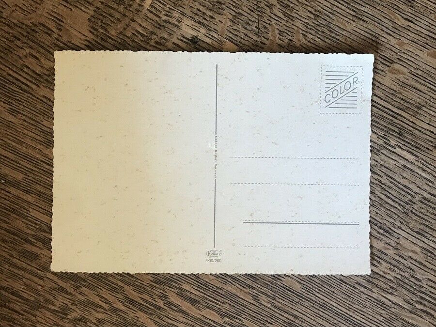 Vintage Cheesecake Pin Up Postcard - West German - KRUGER 900/280 - Paper