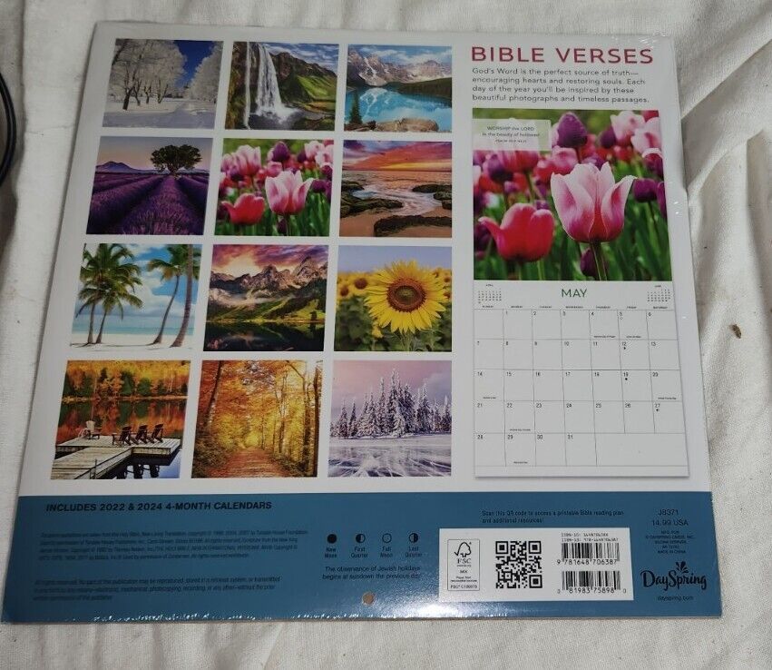 New Sealed 2023 Calendar Bible Verses Dayspring - Paper