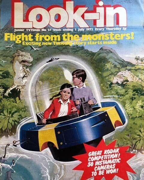 Timeslip 1970 TV Cheryl Burfield Spencer Banks Look-In magazine 1972 ...