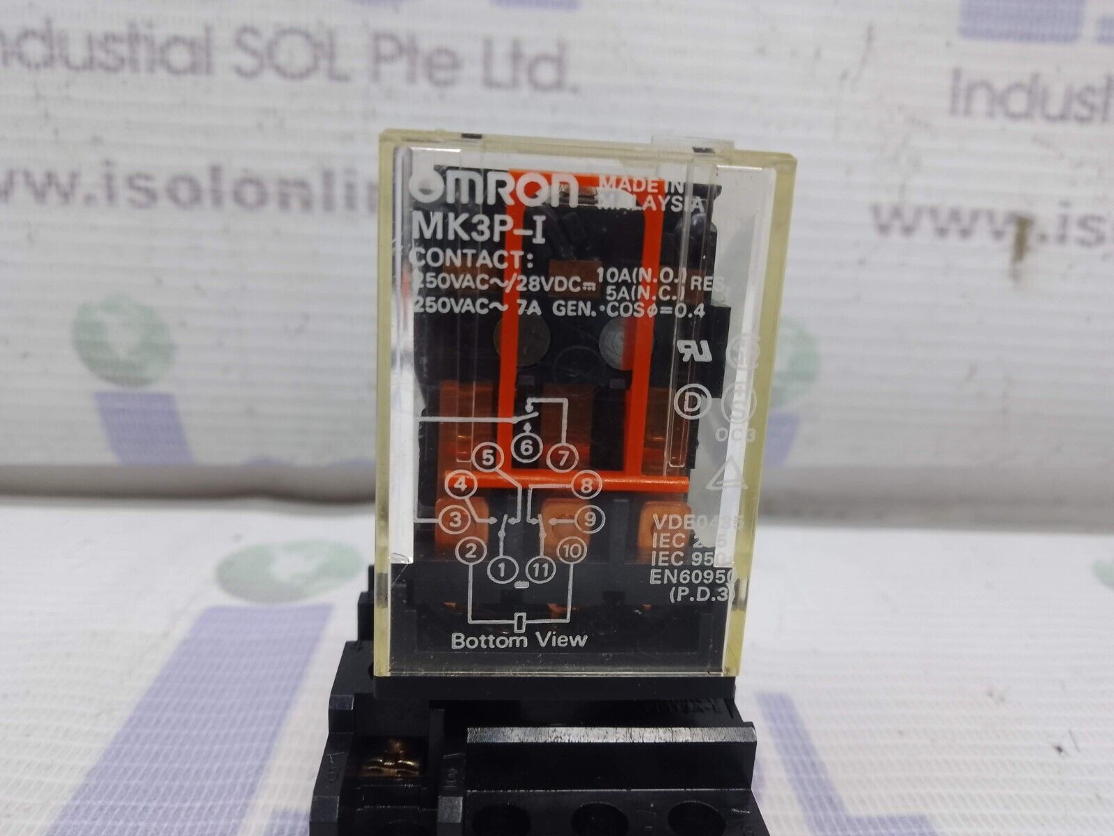 Omron MK3P-I General Purpose Relay With Socket - General Purpose Relays