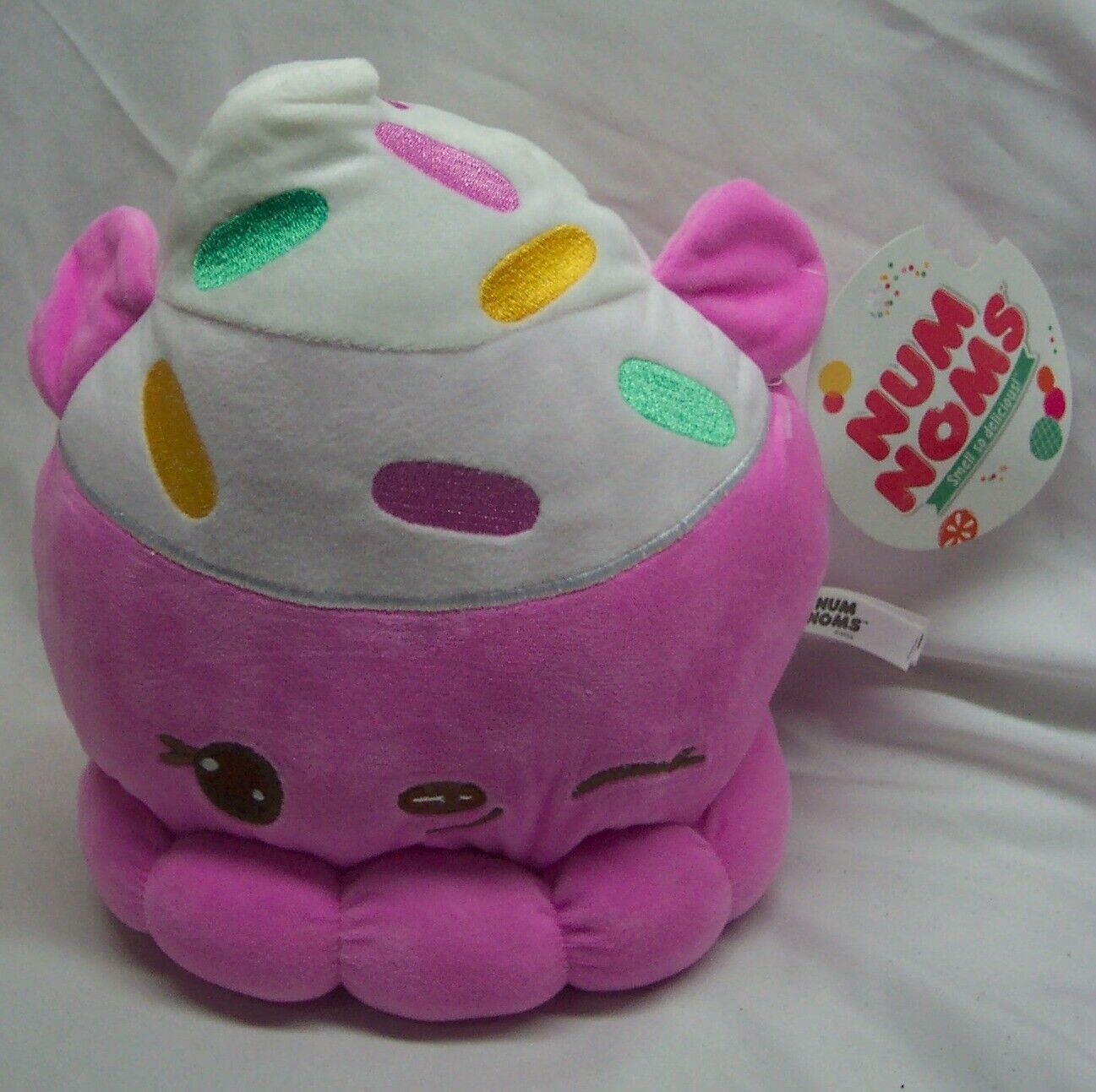 Num Noms CONNIE CONFETTI ICE CREAM CHARACTER 9" Plush STUFFED ANIMAL ...