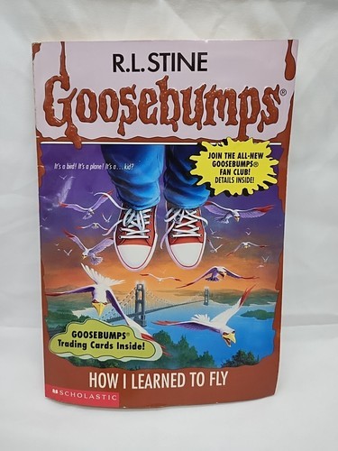 Goosebumps How I Learned To Fly 1st Edition Book With Cards - Books