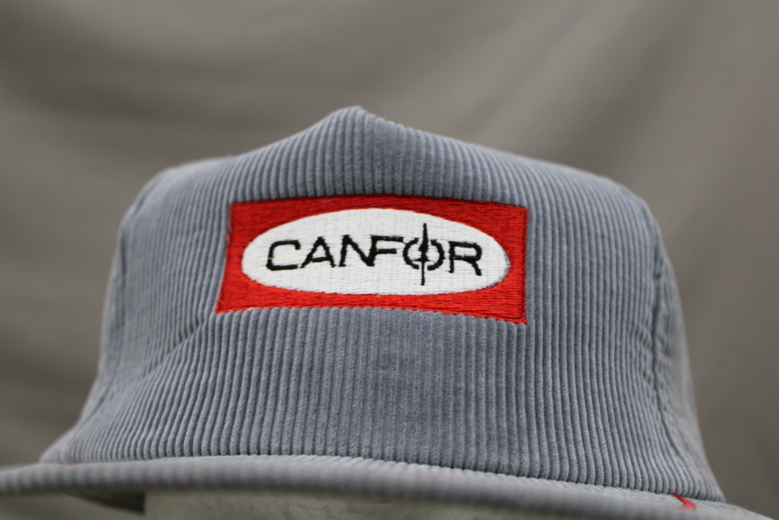 Vintage Corduroy Logging Hat - Canfor - Adult Snapback - Men's Hats