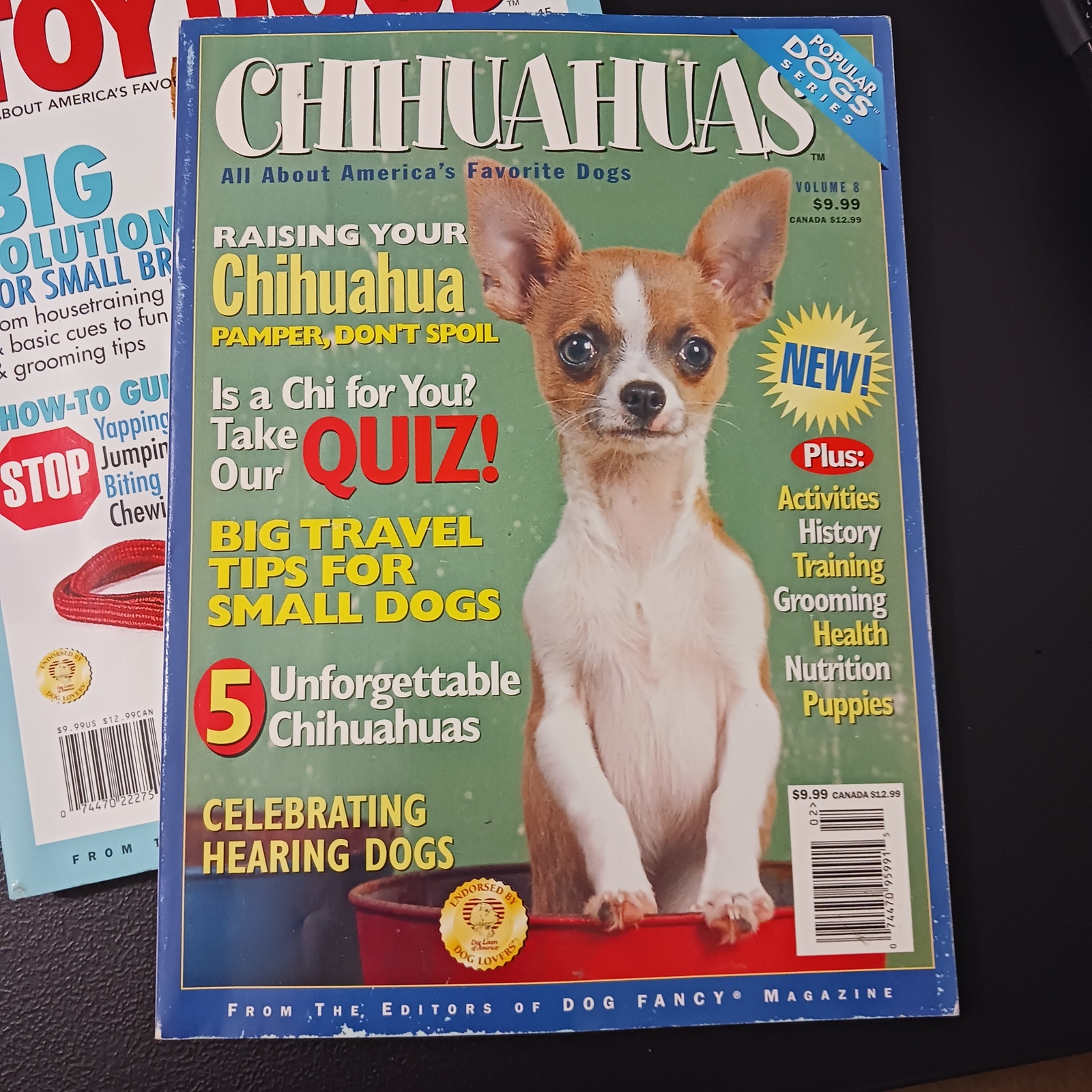 Chihuahuas Fancy Dog Magazine Back Issue Lot Dog Reading Material on ...