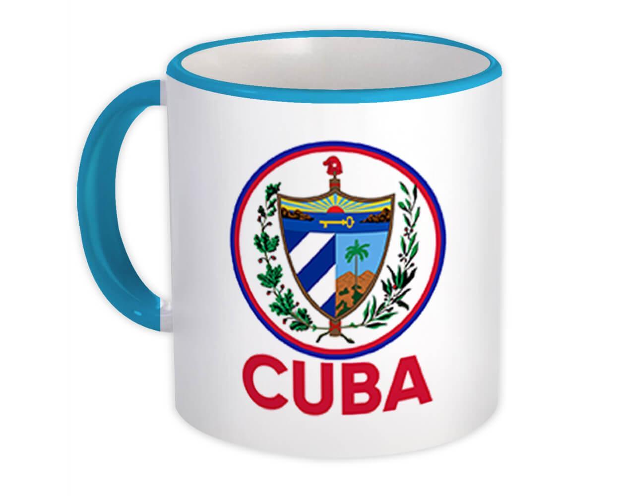 Coat Of Arms Cuba Cuban : Gift Mug National Symbol Independence Pride ...