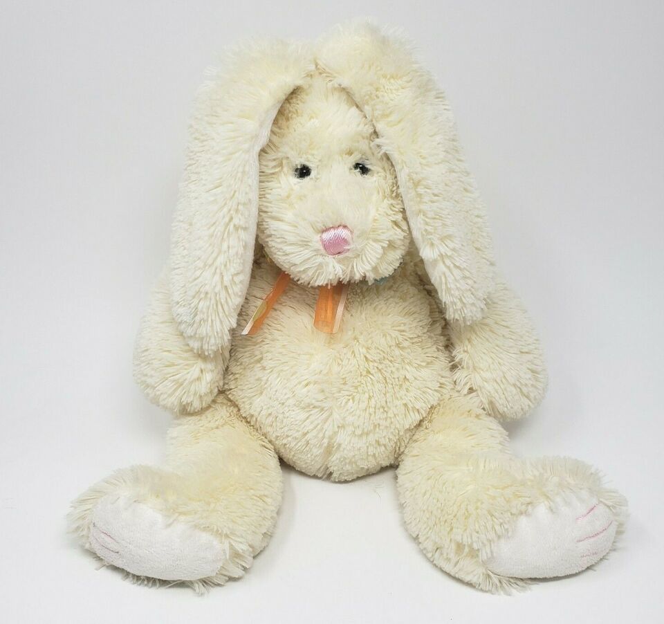 14" MARY MEYER YELLOW FLOPPY BUNNY RABBIT STUFFED ANIMAL PLUSH TOY ...
