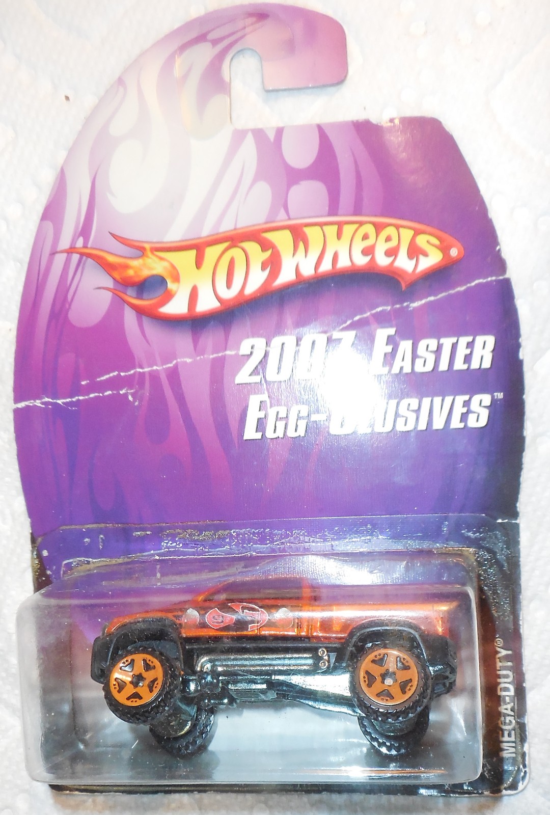 2007 Hot Wheels Easter Egg-Clusives "Mega Duty" On Reglued Card ...