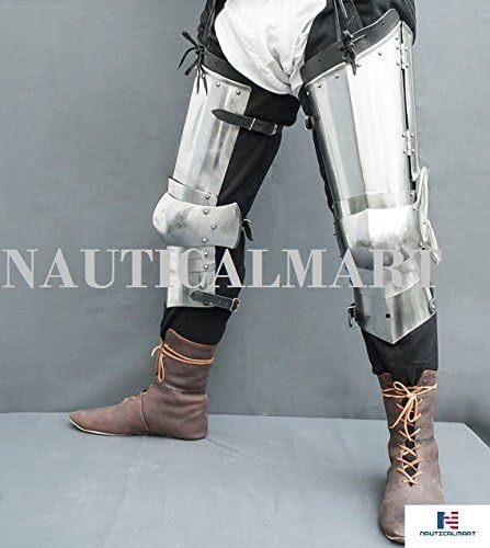 SCA Combat Leg Armor, Plate Legs, cuisses with poleyns - Armor & Shields