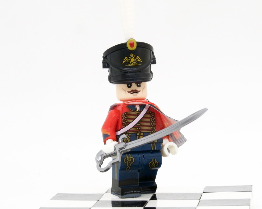 Napoleonic Wars Imperial Russian Guard Hussar Officer Minifigures ...
