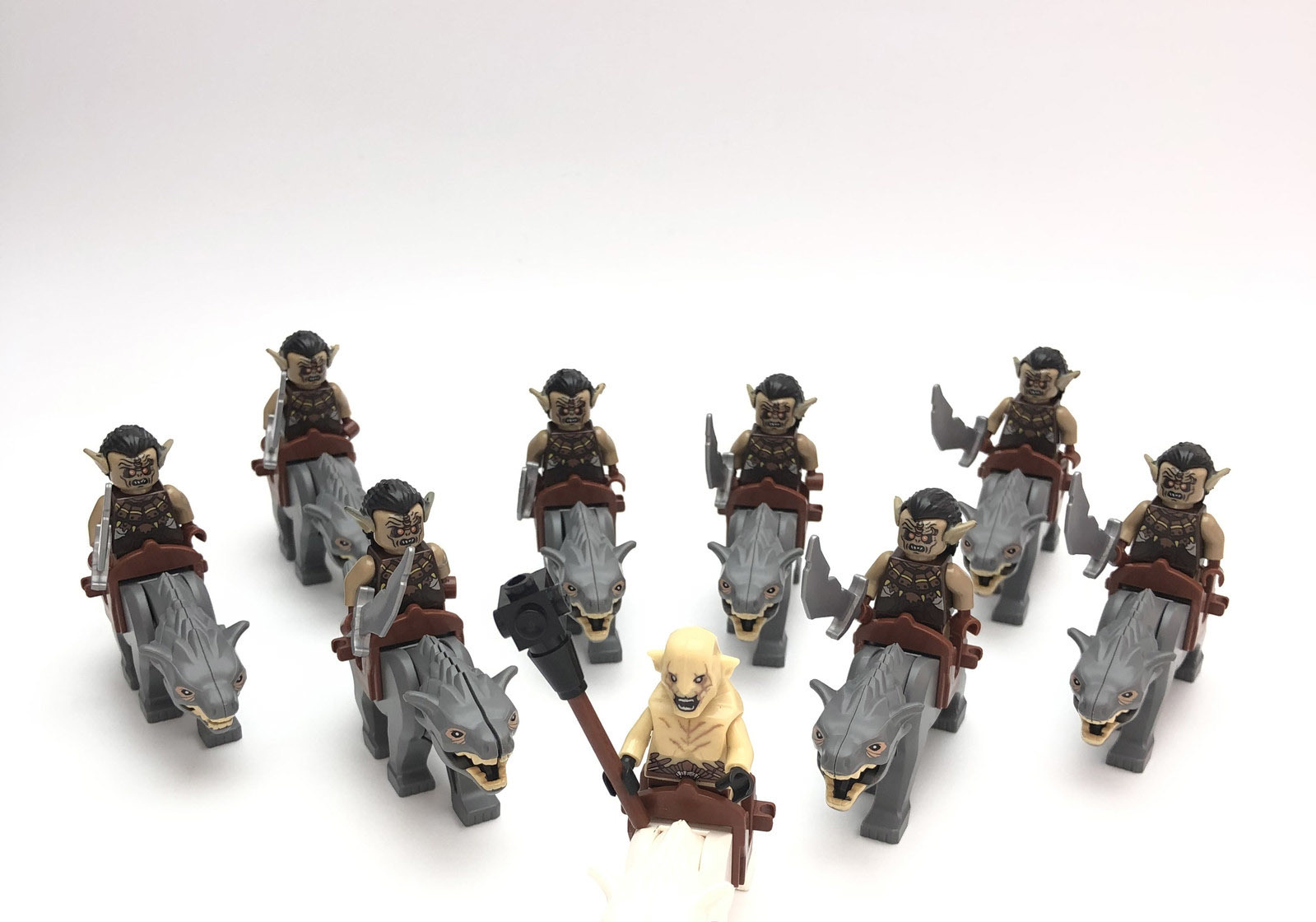 LOTR Hobbit Azog ORC Wolf Army 18 Minifigures Toys Gift - Building Toy Complete Sets & Packs