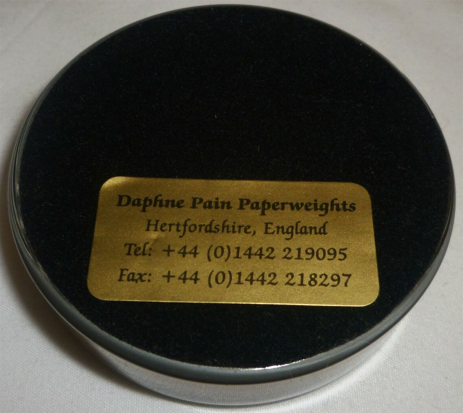 GLASS DAPHNE PAIN HERTFORDSHIRE ENGLAND REPRODUCTUION PAPERWEIGHTS KING ...