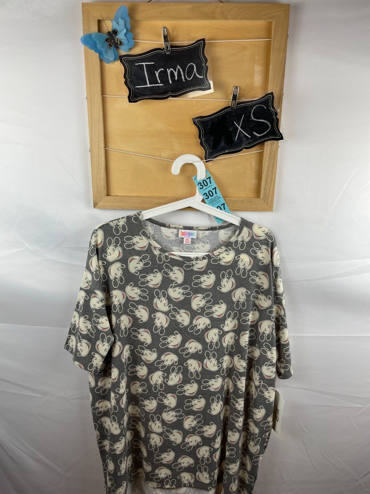 LuLaRoe IRMA Disney RARE Princess Print 3/4 Sleeve Top GORGEOUS XS - Tops