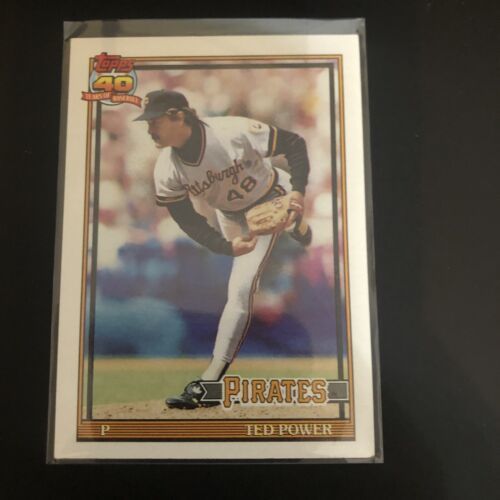 1991 topps 40 years of baseball Ted Power #621 Pirates - Trading Card ...