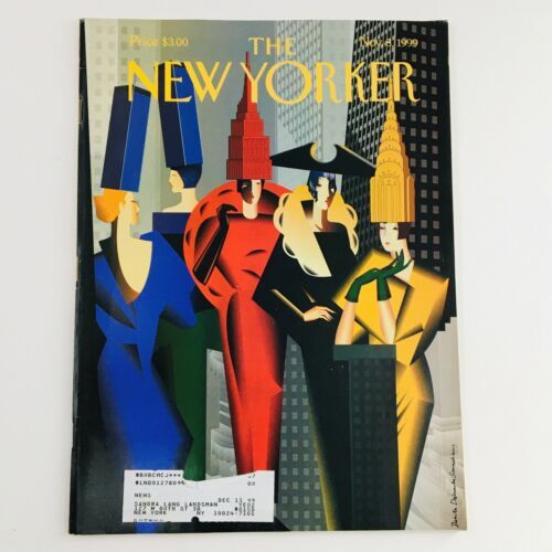The New Yorker November 8 1999 Full Magazine Theme Cover Danuta Dabrowska-S VG - Magazines