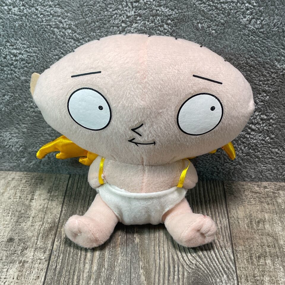 Stewie Griffin Family Guy Plush Small Angel Wings Mini 6” 2012 - Other ...