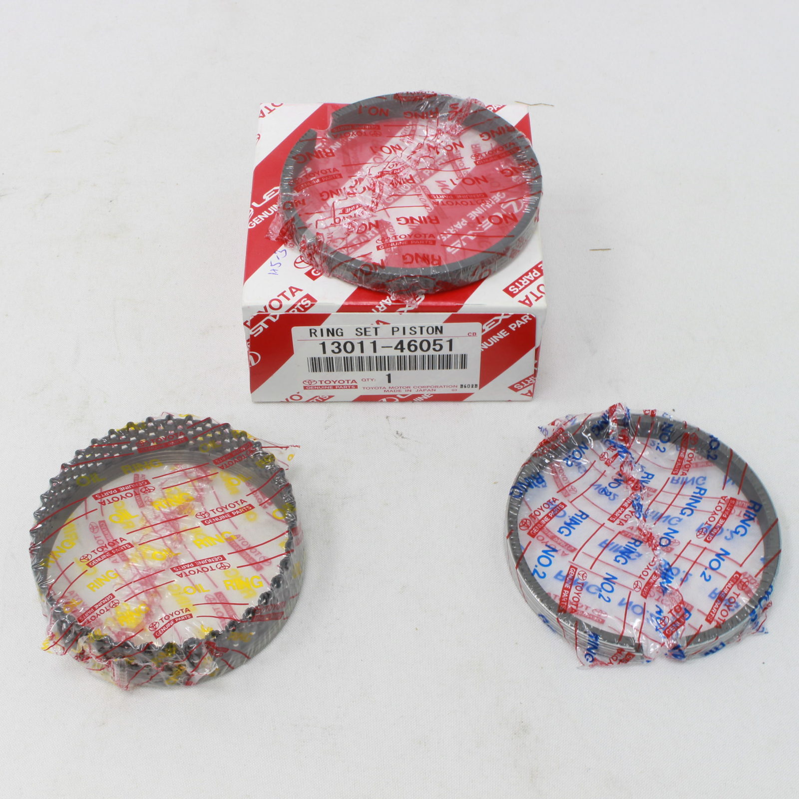 Toyota Supra JZA80 2JZ-GTE Twin Turbo Engine Piston Rings Set OEM 13011 ...