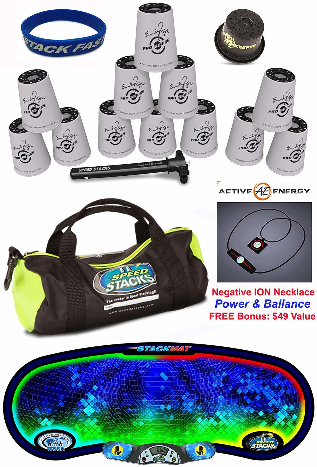 Speed Stacks The Works: 12 PRO Series Emily Fox White/Clear 4" Cups ...