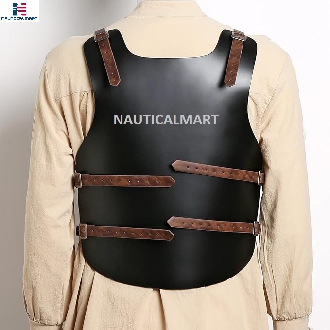 Viking Warrior Chest Armor Medieval PU Leather Vest Leather LARP ...