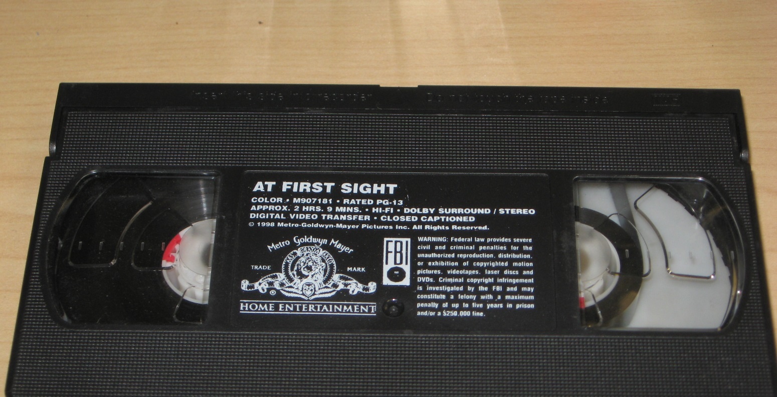 At First Sight VHS Tape - VHS Tapes