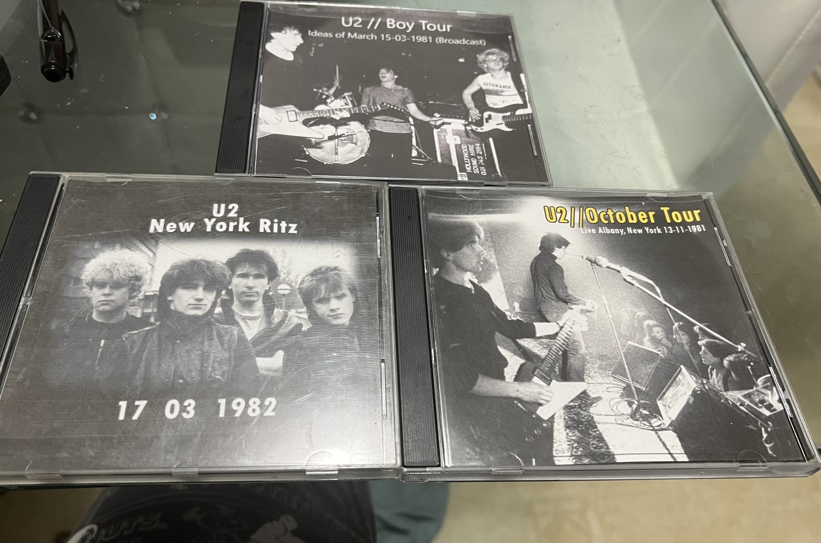 U2 Live Radio Broadcasts 1981-1982 (3 Rare CDs with Very Good Sound ...
