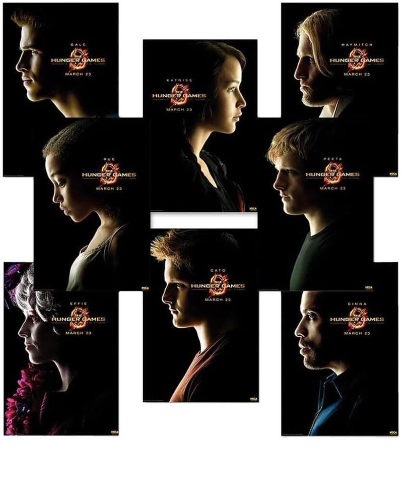 The Hunger Games Neca Limited Edition Movie Posters Set of 8 27x40 ...