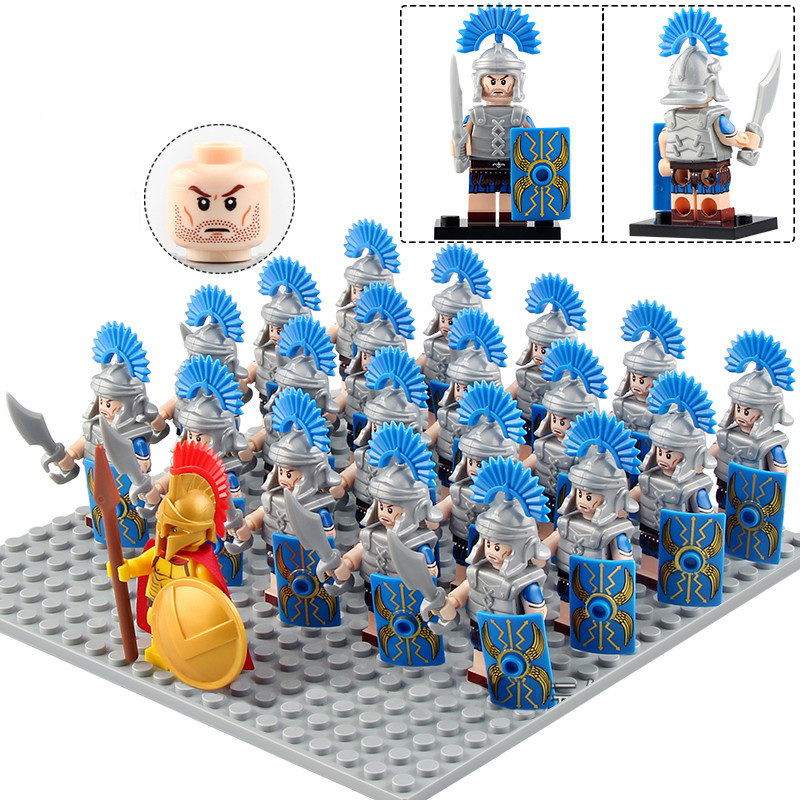 21pcs Medieval Roman Legion The Centurion Roman Army Officer Minifigure ...