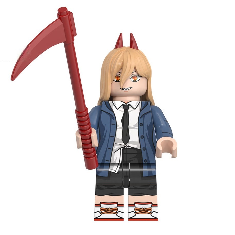 14pcs Chainsaw Man minifigures collection Denji Makima Power Reze Asa ...