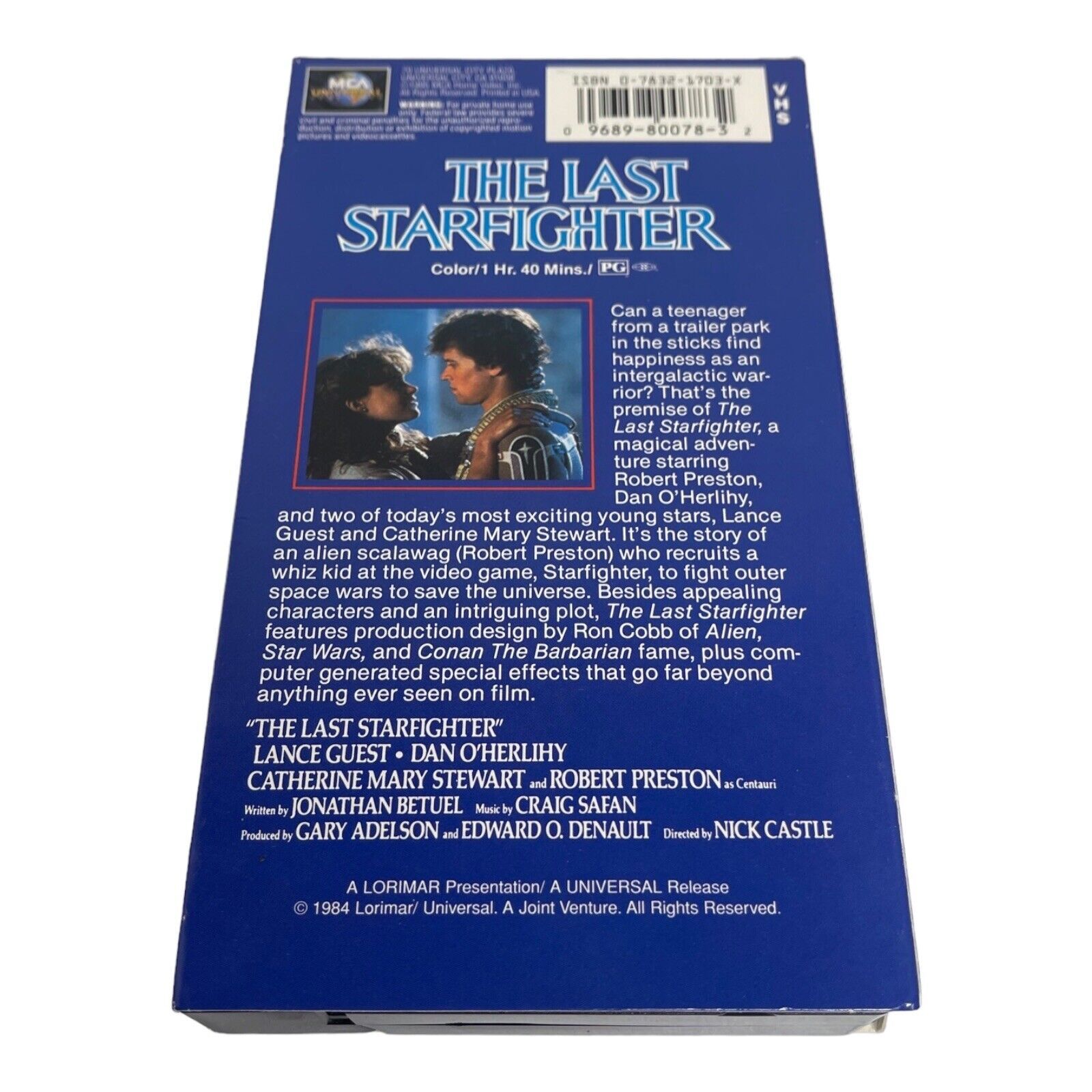 The Last Starfighter (VHS, 1997) Rare Sci-fi Nick Castle MCA Release ...