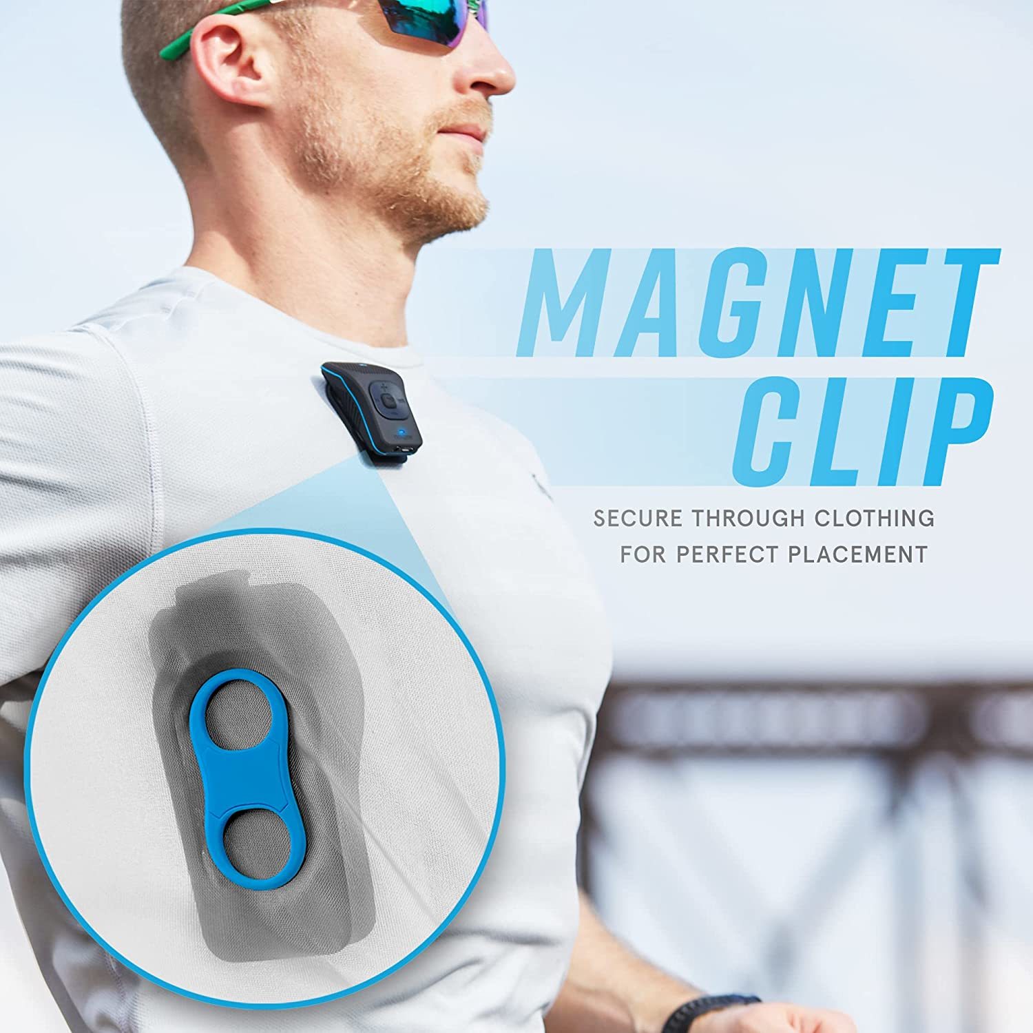 Noxgear 39g Wearable Waterproof Bluetooth Speaker - Magnetic Clip-On Wireless - Smart Speakers ...