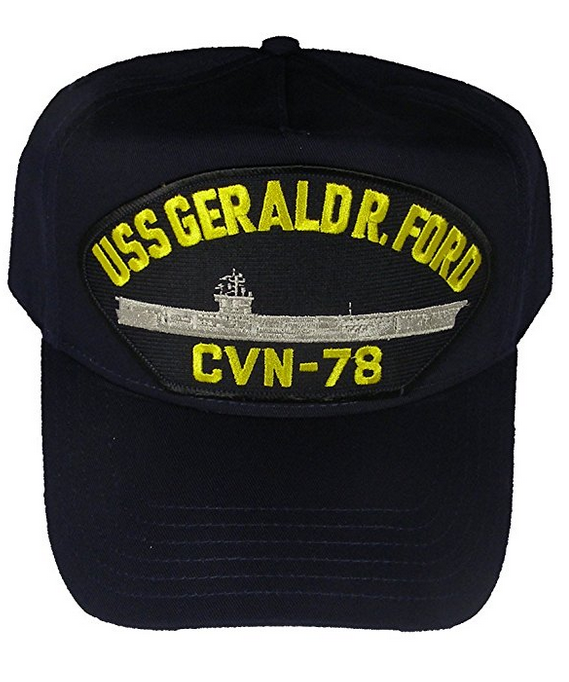 USS GERALD R FORD CVN-78 HAT USN NAVY SHIP SUPER CARRIER - Hats
