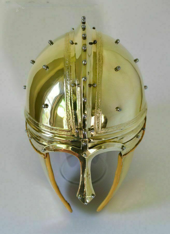 Medieval Latón Berkasovo Viking Casco Réplica Museo Historical Casco 16 ...