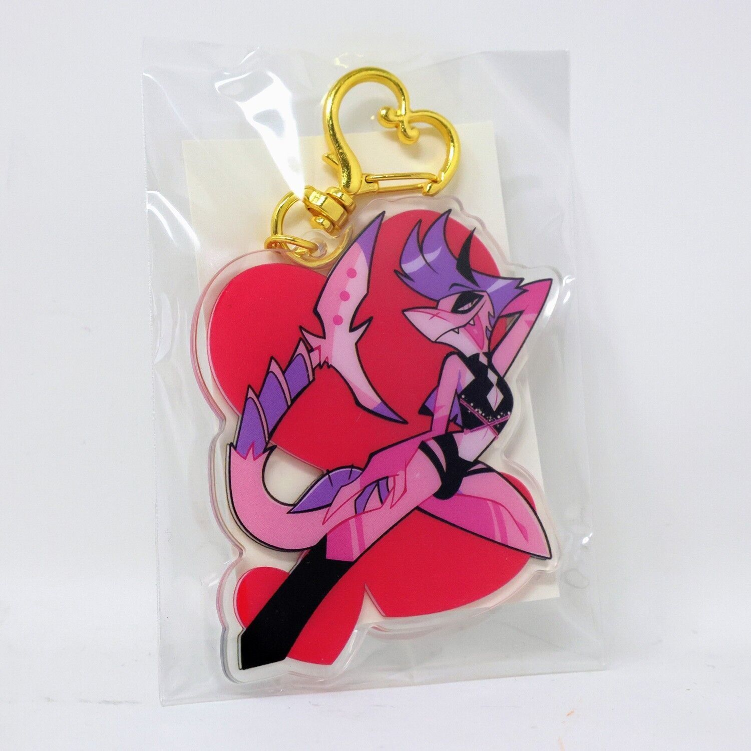 Helluva Boss Pin-Up Chaz Valentine's Limited Edition Acrylic Keychain ...