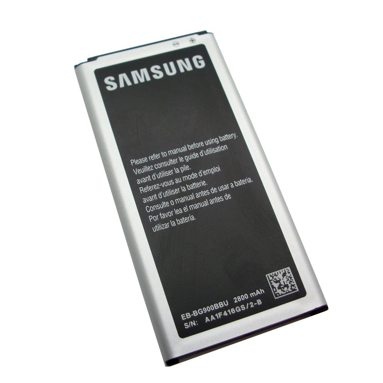 Samsung Galaxy S5 Cell Phone Battery EB-BG900BBU, 2800mAh, 3.85V Li-ion ...
