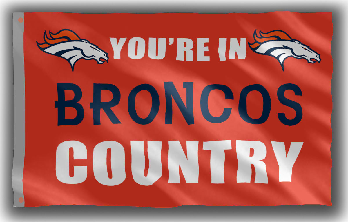 Denver Broncos Football Team Flag and 50 similar items