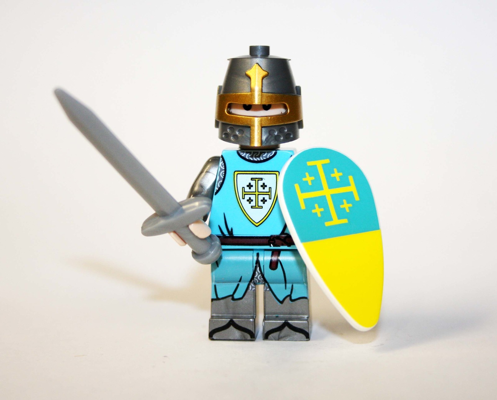 Minifigure Custom Toy Kingdom of Heaven Crusader Knight Castle soldier ...