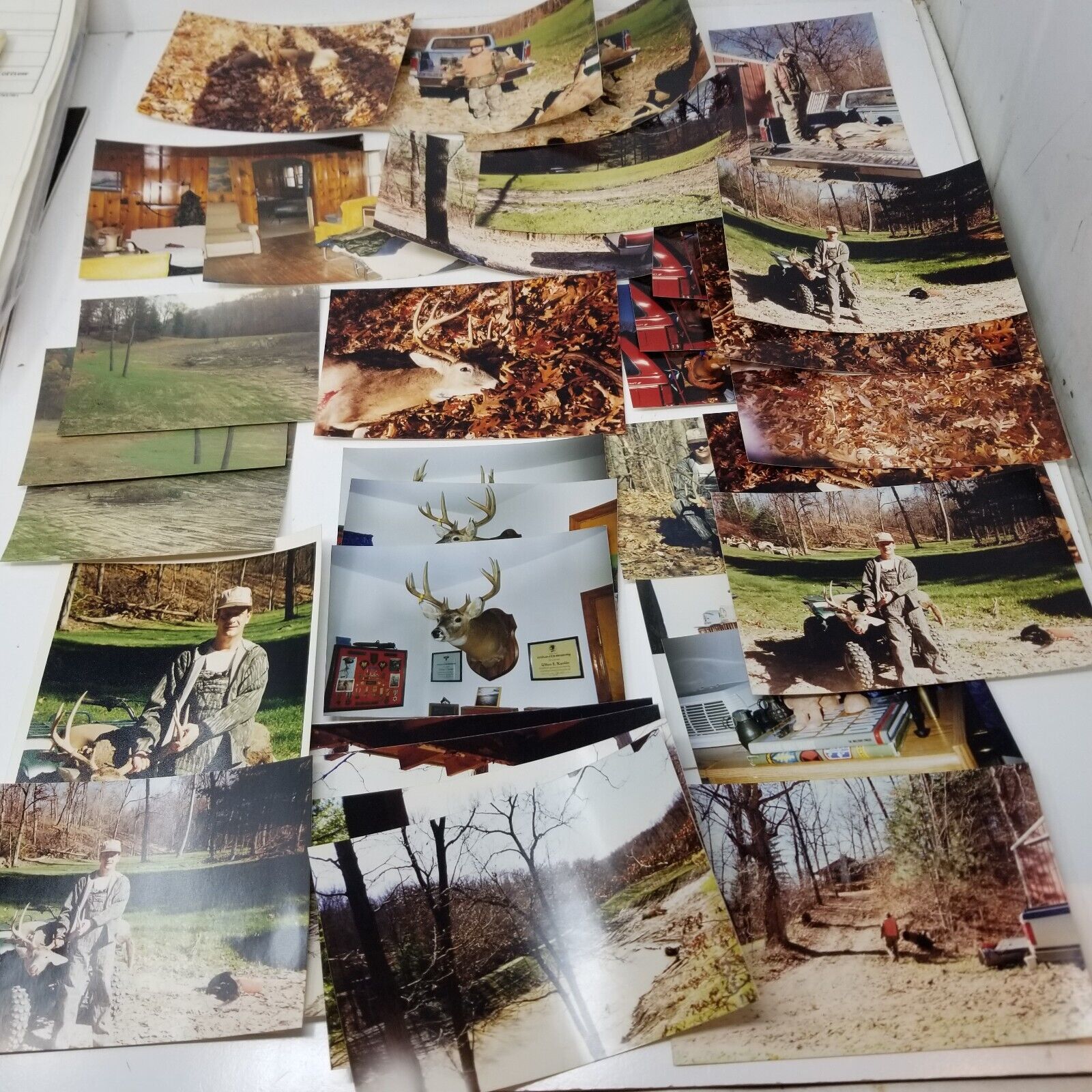 Illinois Hunting Photos Set of 30 Trophy Poses Cabin Fields Fall Color ...