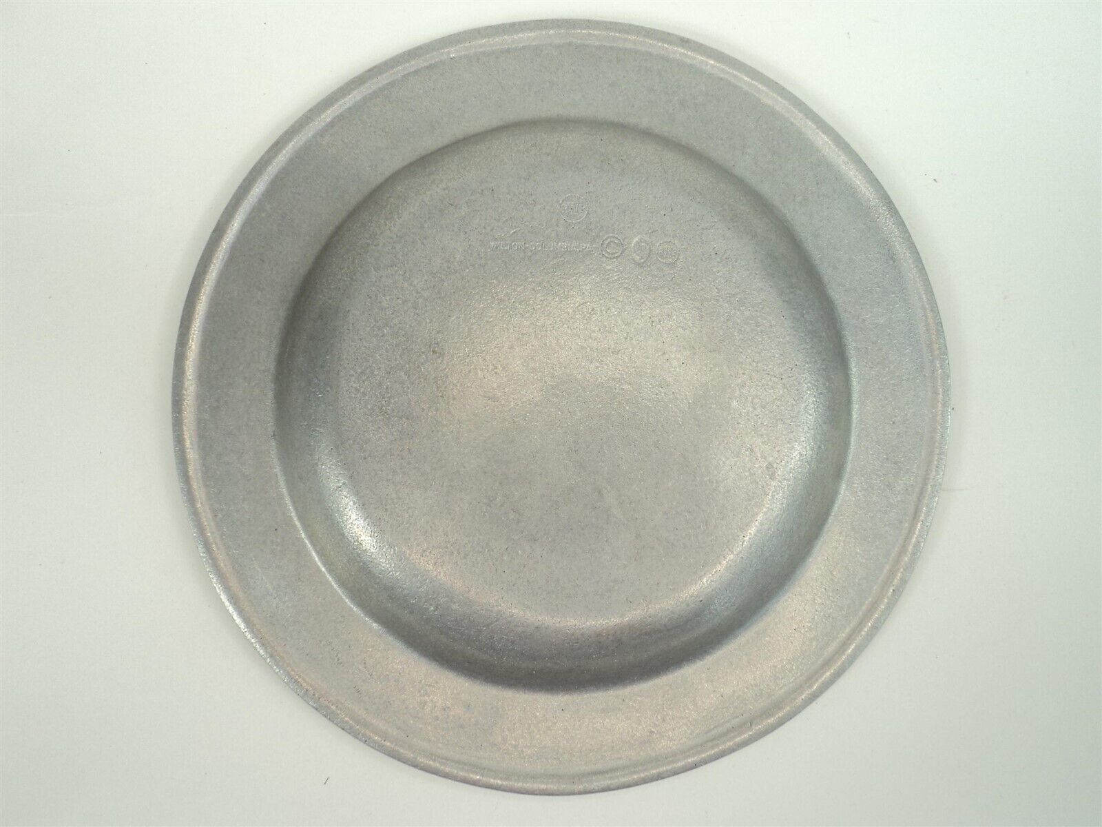 VTG RWP Wilton Pewter Plate - 9.25" Health Love and Wealth & Time to ...