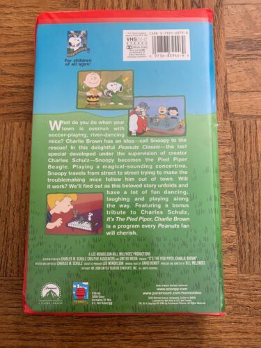 It’s The Pied Piper Charlie Brown VHS - VHS Tapes