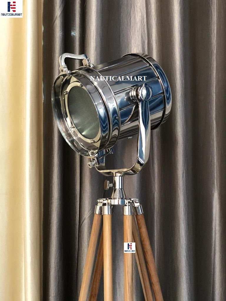 NauticalMart Vintage Floor Lamp Designer Tripod Searchlight Home Decor ...