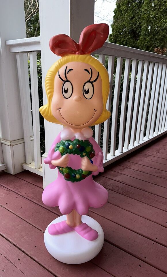 Cindy Lou Who Blow Mold How The Grinch Stole Christmas 36" Lighted ...