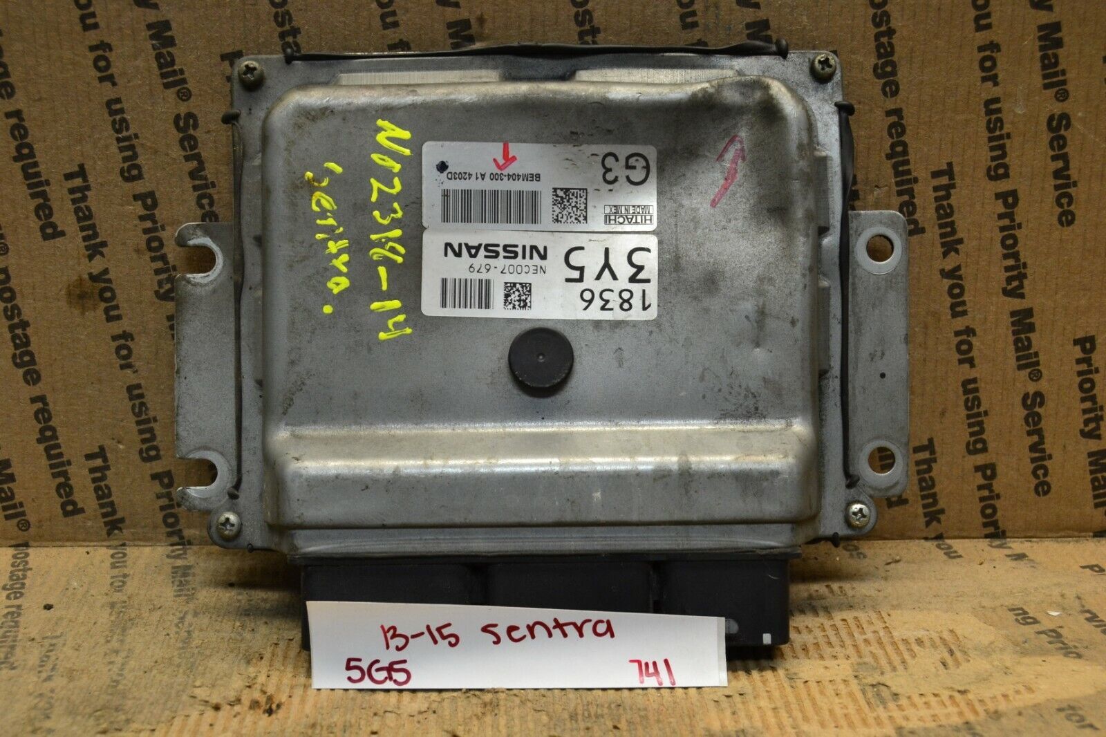 2013-2015 Nissan Sentra 1.8L Engine Control Unit ECU BEM404300A1 Module ...