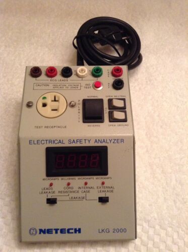 NETECH LKG 2000 Electrical Safety Analyzer Rare hard to find Working ...
