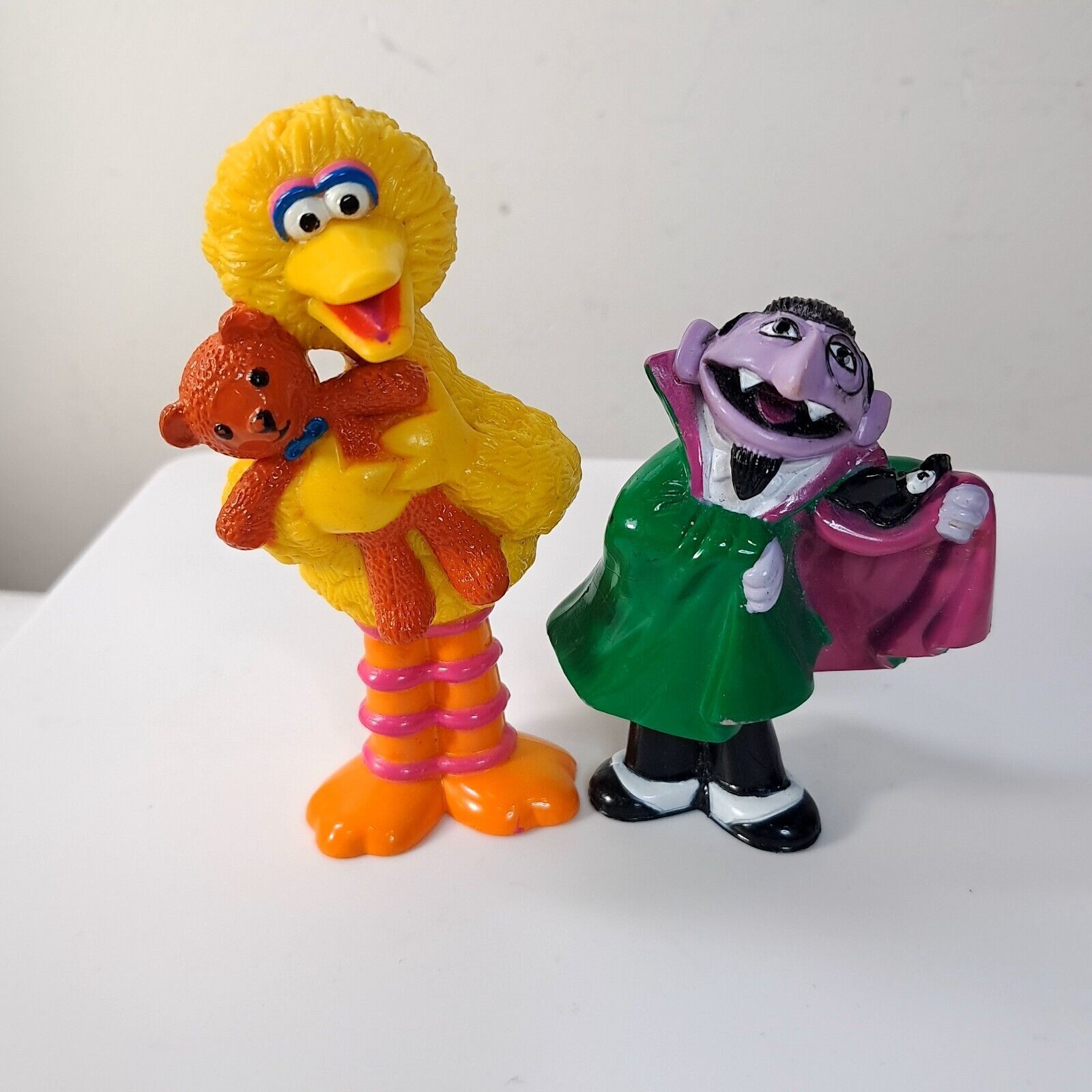 Vintage Sesame Street Tyco Count & Big Bird Figurines 1997 birthday ...