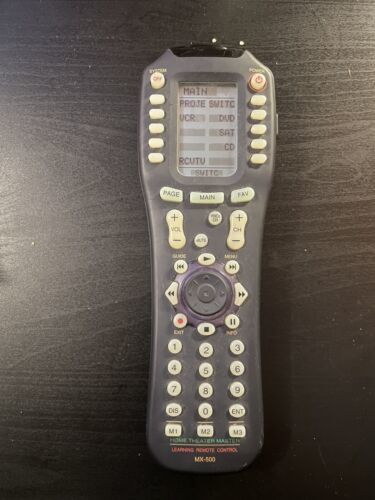 URC Home Theater Master Preprogrammed Learning Remote Control MX-500 ...