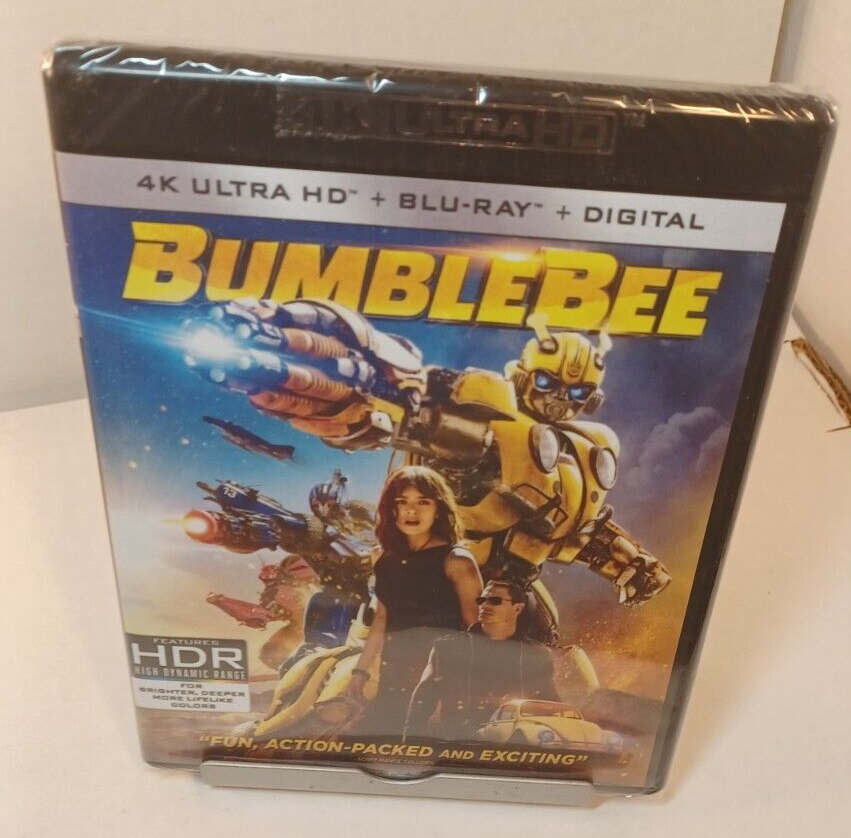 Bumblebee (4K UHD + Blu-ray + Digital)-NEW- Shipping with Tracking ...