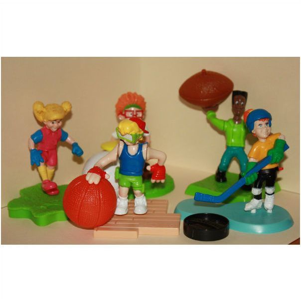 1994 Burger King BK Sports All Stars Complete Set of 5 - Fast Food